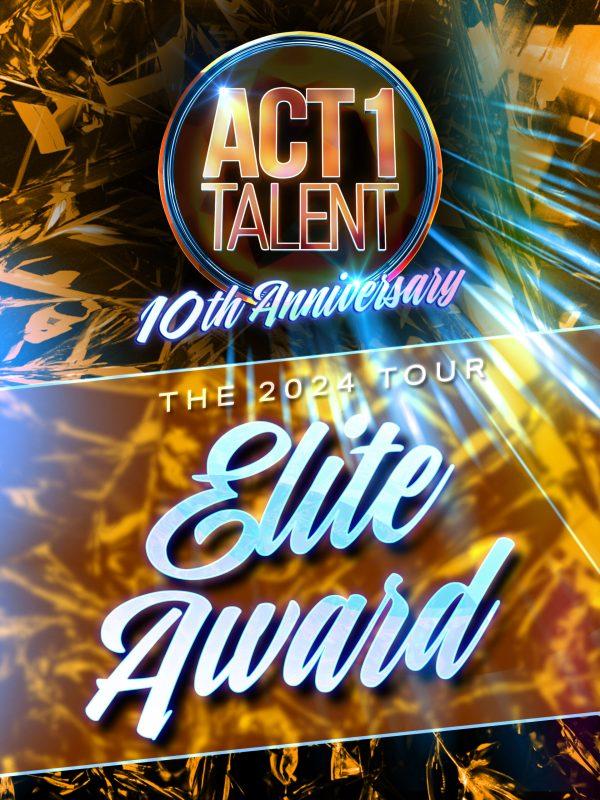 Act 1 Elite Award Plaque - ACT 1 Talent