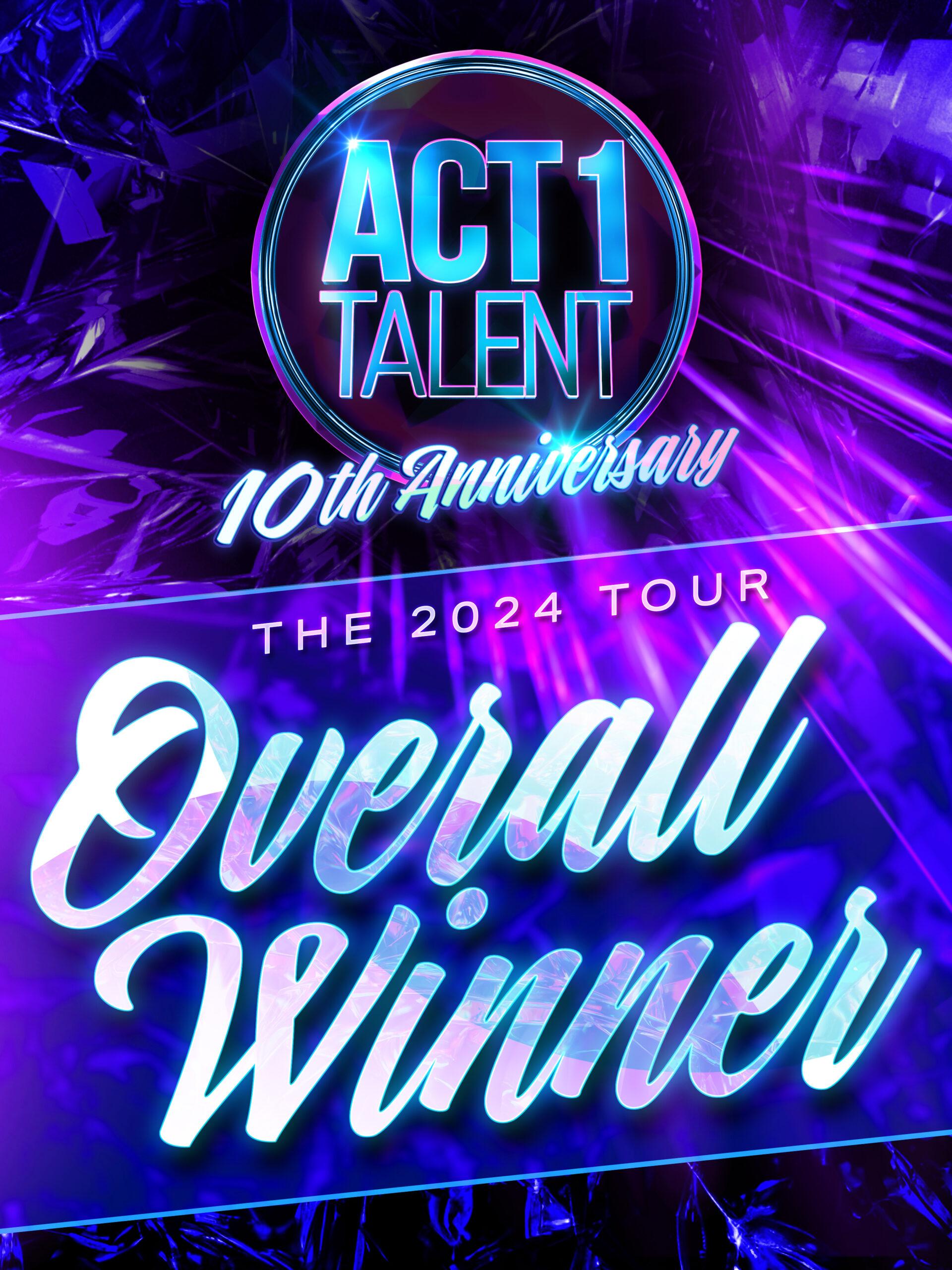 Overall Award Plaque - ACT 1 Talent